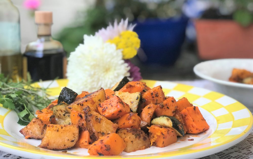 Italian Spring Roasted Vegetables with olive oil and marinara - An ...