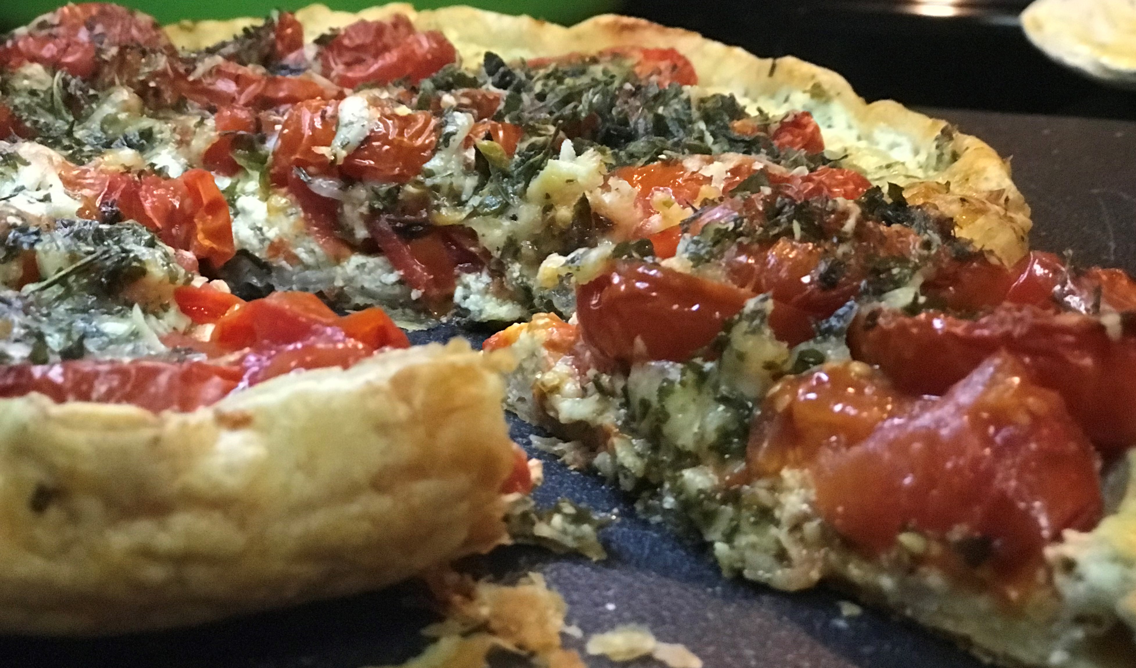 Cheesy Tomato Tart